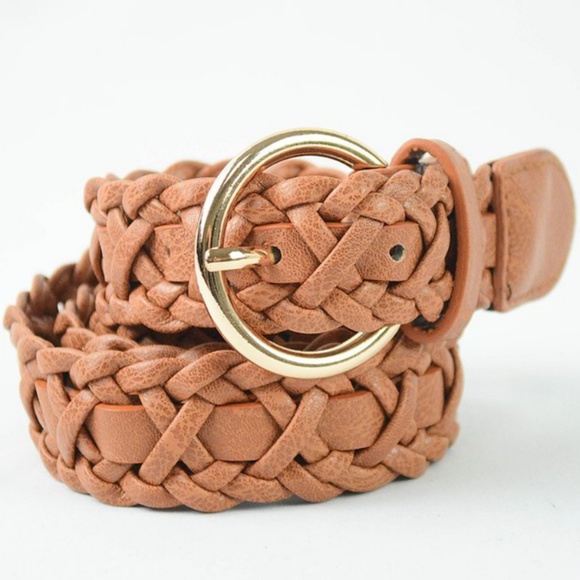 Accessories | Camel Braided Belt | Poshmark